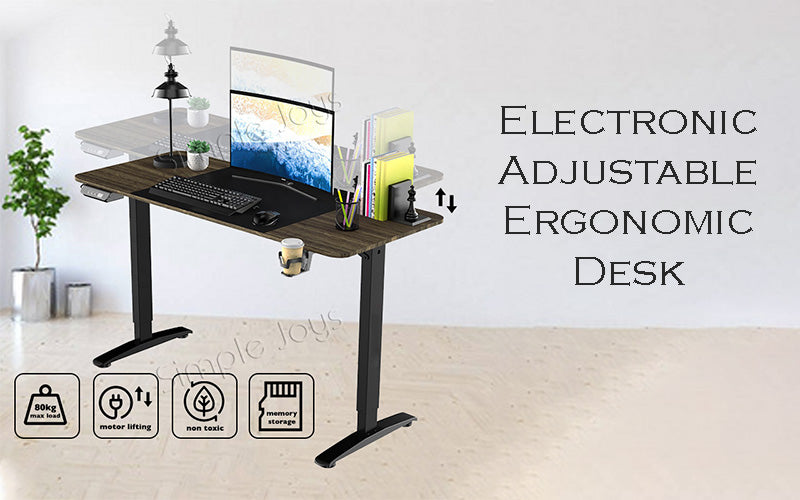 Ergonomic Motorized Electric Standing Desk Study Table – Simple Joys