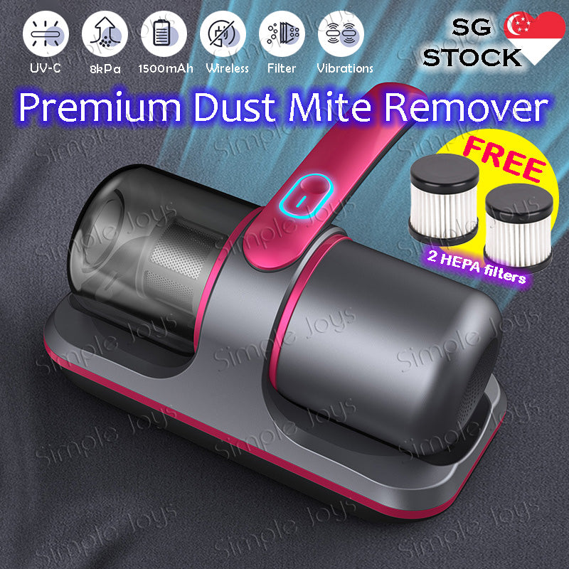 Cordless Dust Mite Vacuum With UV And Powerful Suction – Simple Joys