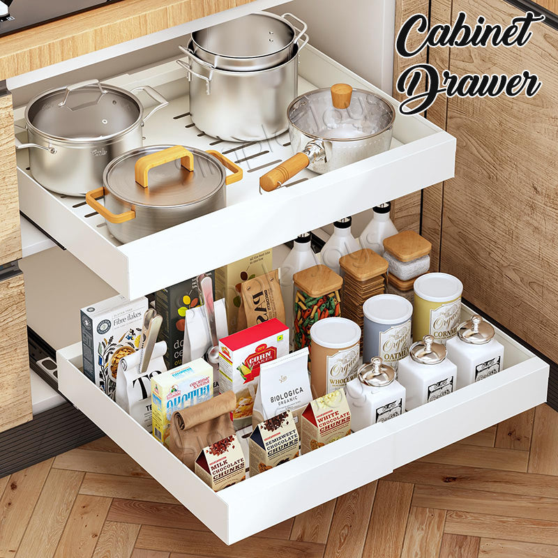 Expandable Pull Out Kitchen Cabinet Drawer Organizer – Simple Joys