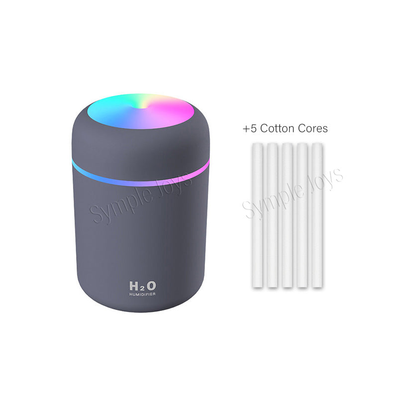 Portable USB Humidifier with psychedelic LED light – Simple Joys
