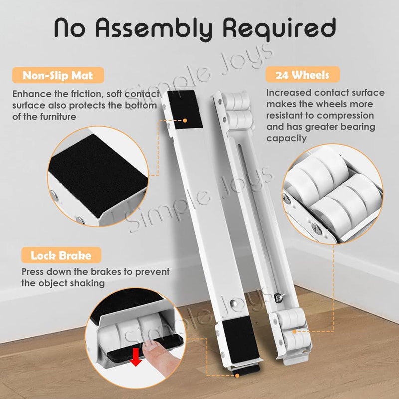 Washing Machine/ Fridge Base With Wheels Roller Holder – Simple Joys